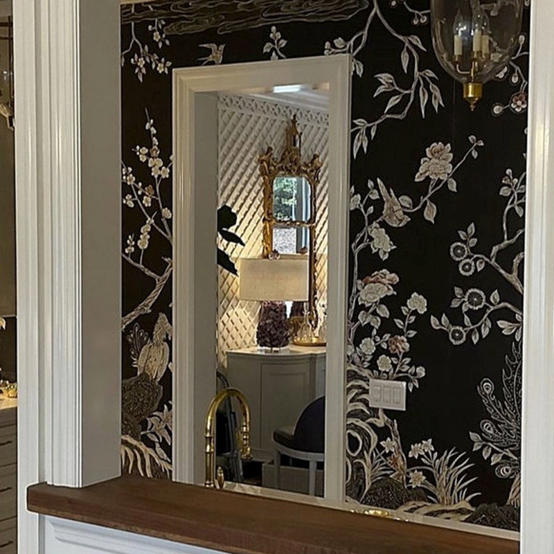 Chinoiserie Wallpaper - Etsy