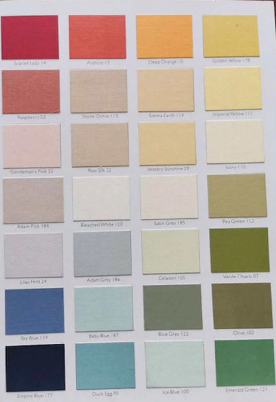 Ground Color Chartdyed Silk Color Chartmetallic - Etsy