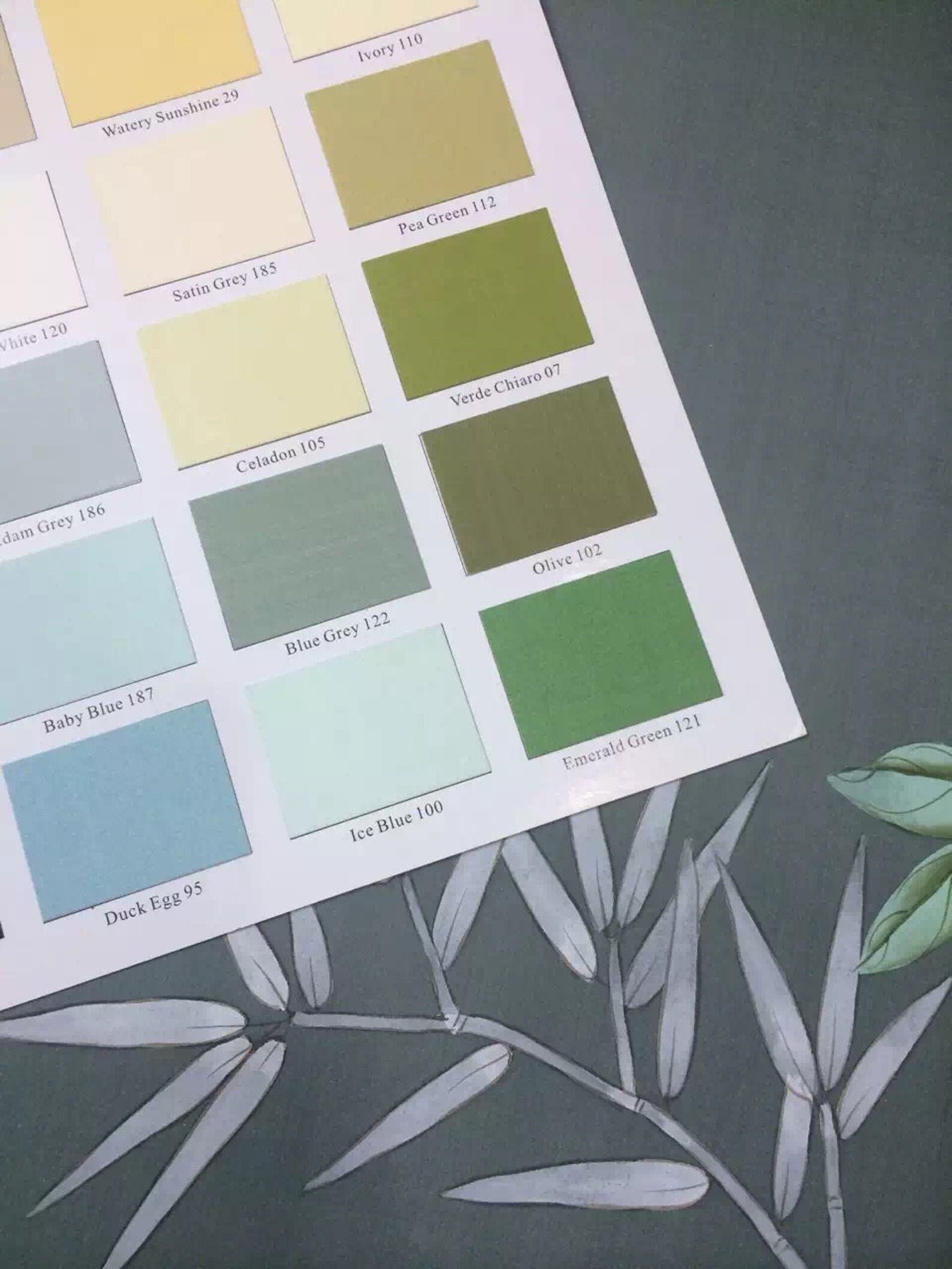 Ground Color Chartdyed Silk Color Chartmetallic - Etsy