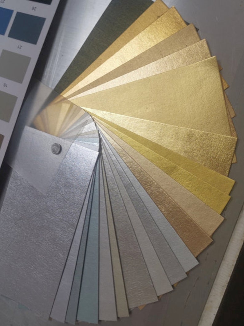 Ground Color Chartdyed Silk Color Chartmetallic - Etsy