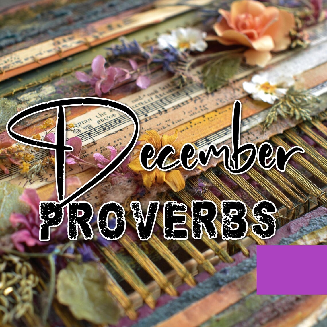 December Scripture Writing Art Kit Proverbs Proverbs 27-31 - Etsy