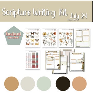 July 2024- Scripture Writing - Etsy