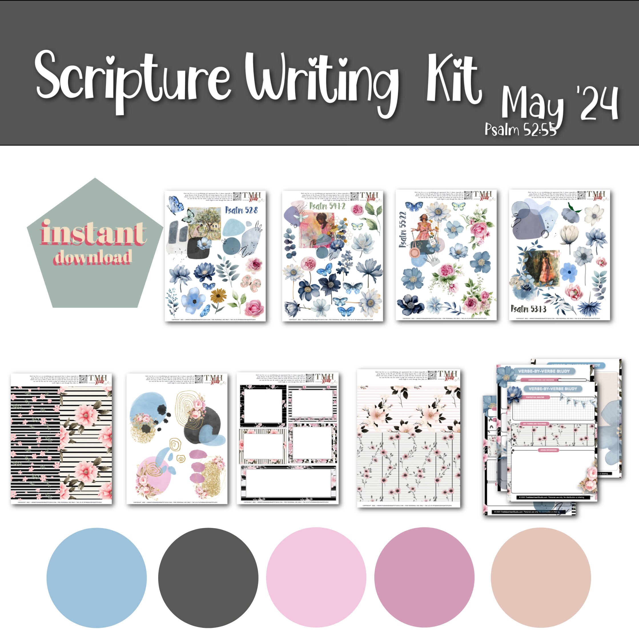 May 2024 Scripture Writing - Etsy