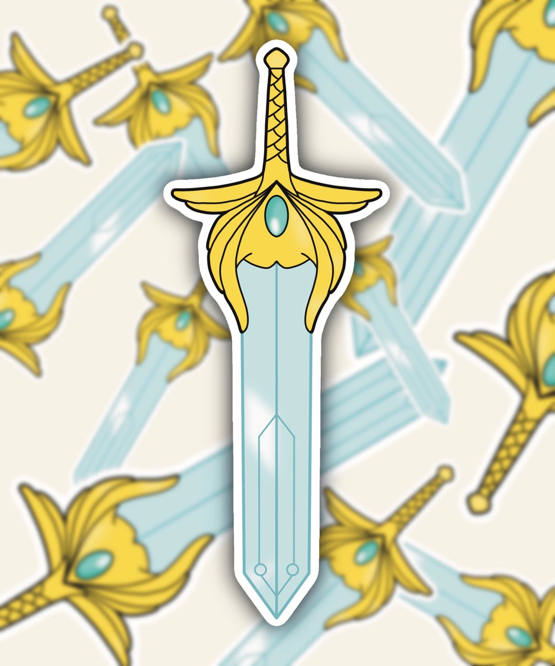 She Ra Sword Holographic Sticker - Etsy