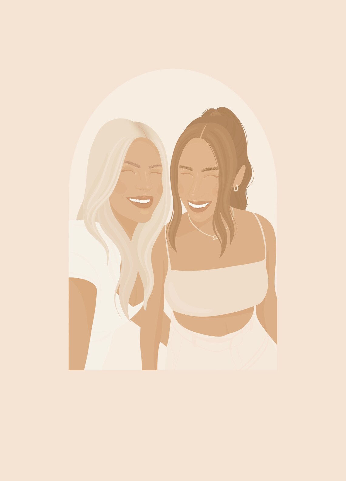 Custom 3 Person/couple and Pet Portrait Birthday | Etsy