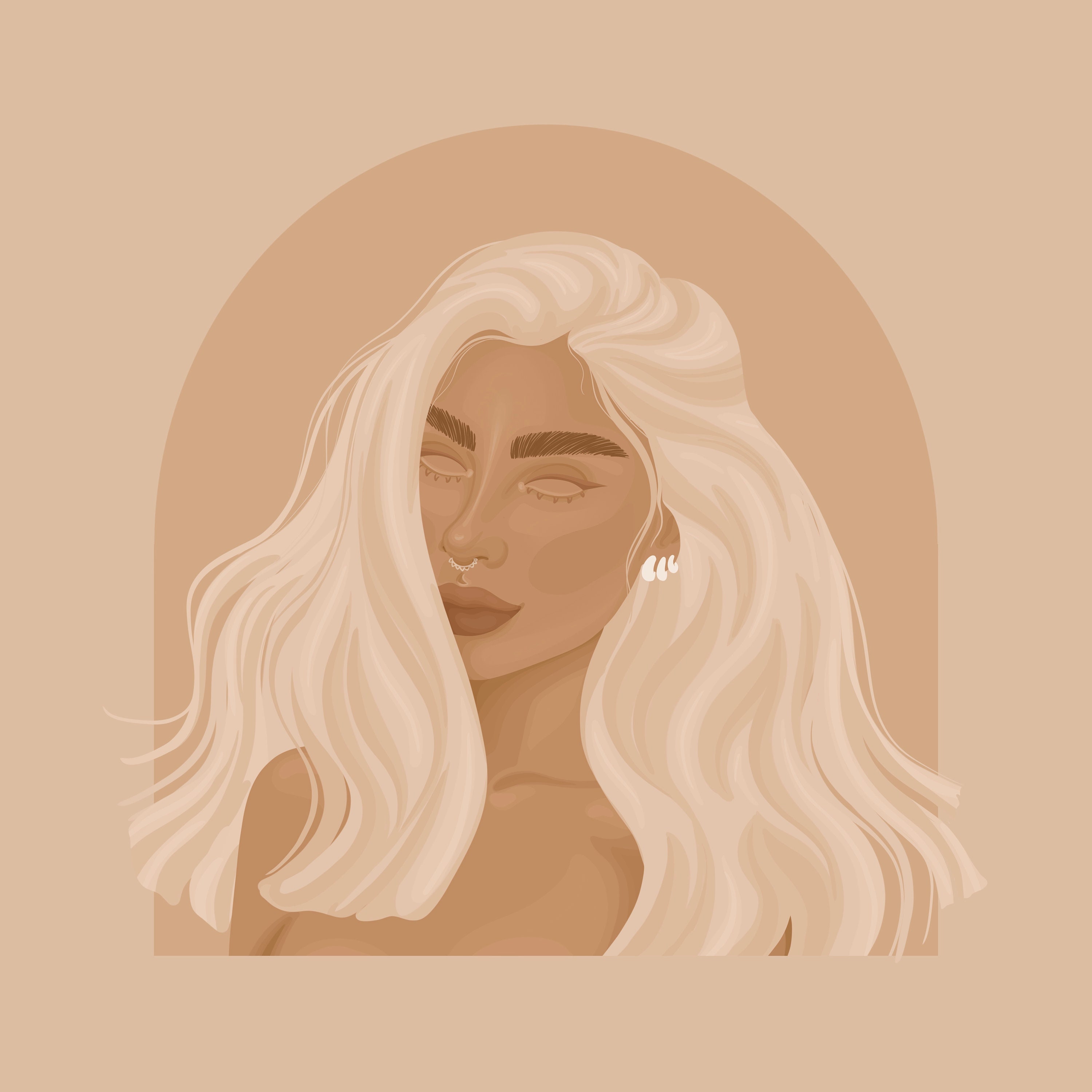 Custom 1 Person Illustration Portrait Facial Details | Etsy