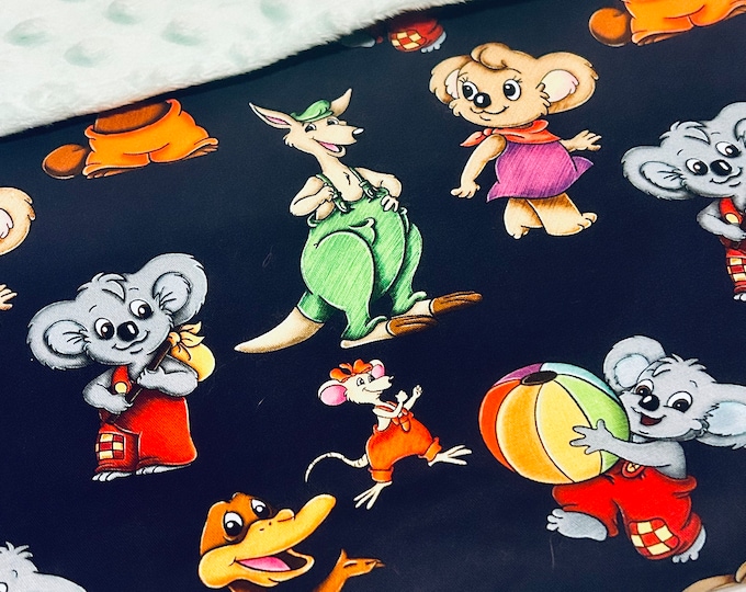 Blinky Bill Australian Baby Blanket Gift - Stroller Receiving Blanket ...