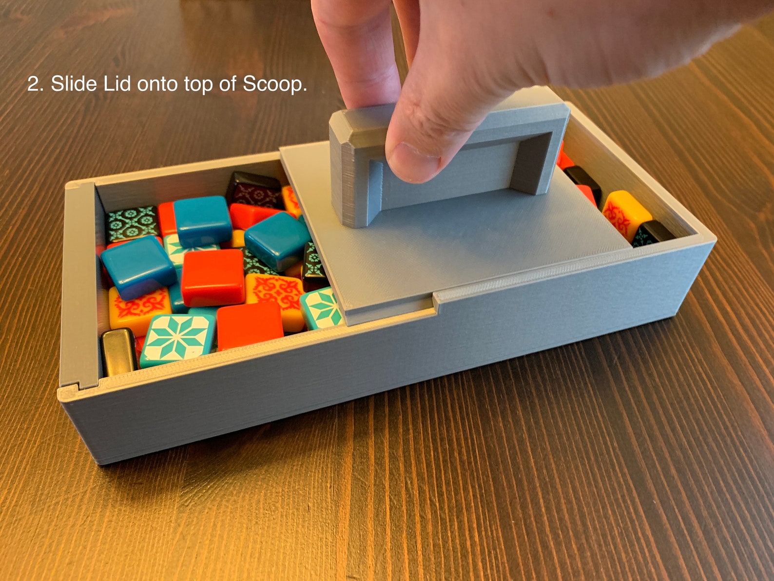 Azul Board Game Organizer Insert With Crystal Mosaic Expansion (STL ...