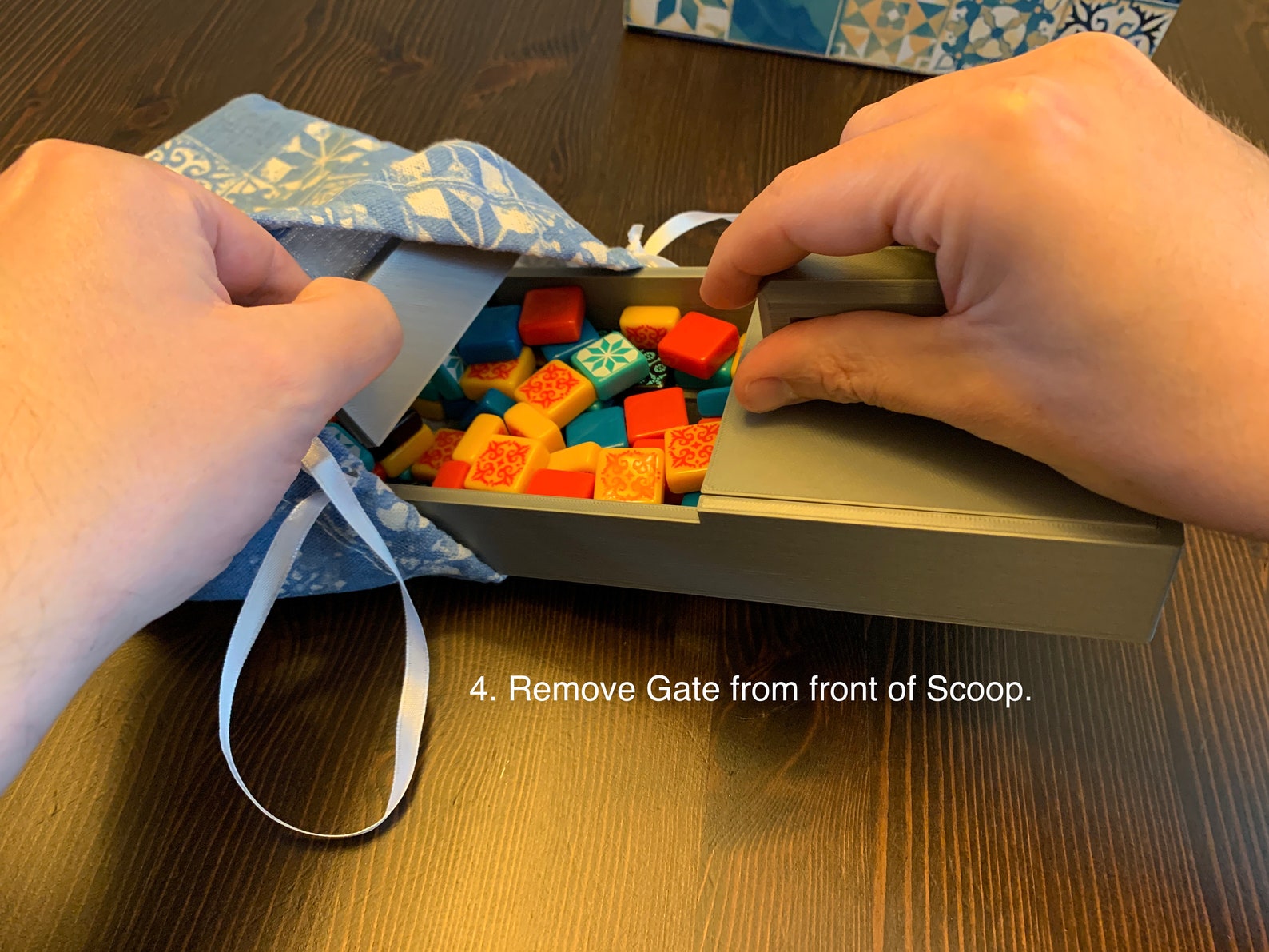 Azul Board Game Organizer Insert With Crystal Mosaic Expansion (STL ...