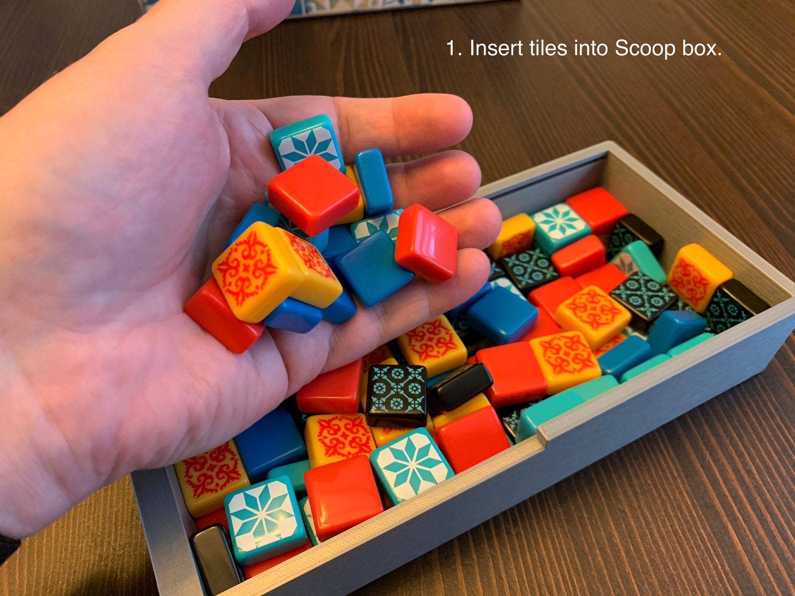 Azul Board Game Organizer Insert With Crystal Mosaic Expansion (STL ...