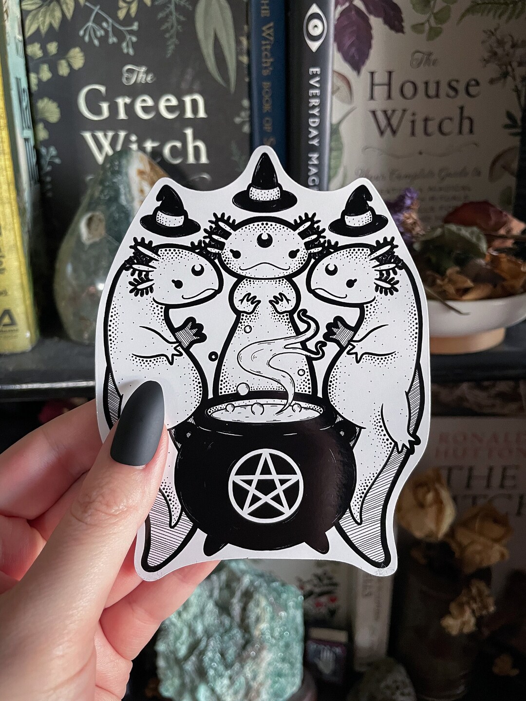Axolotl Coven Sticker - Etsy