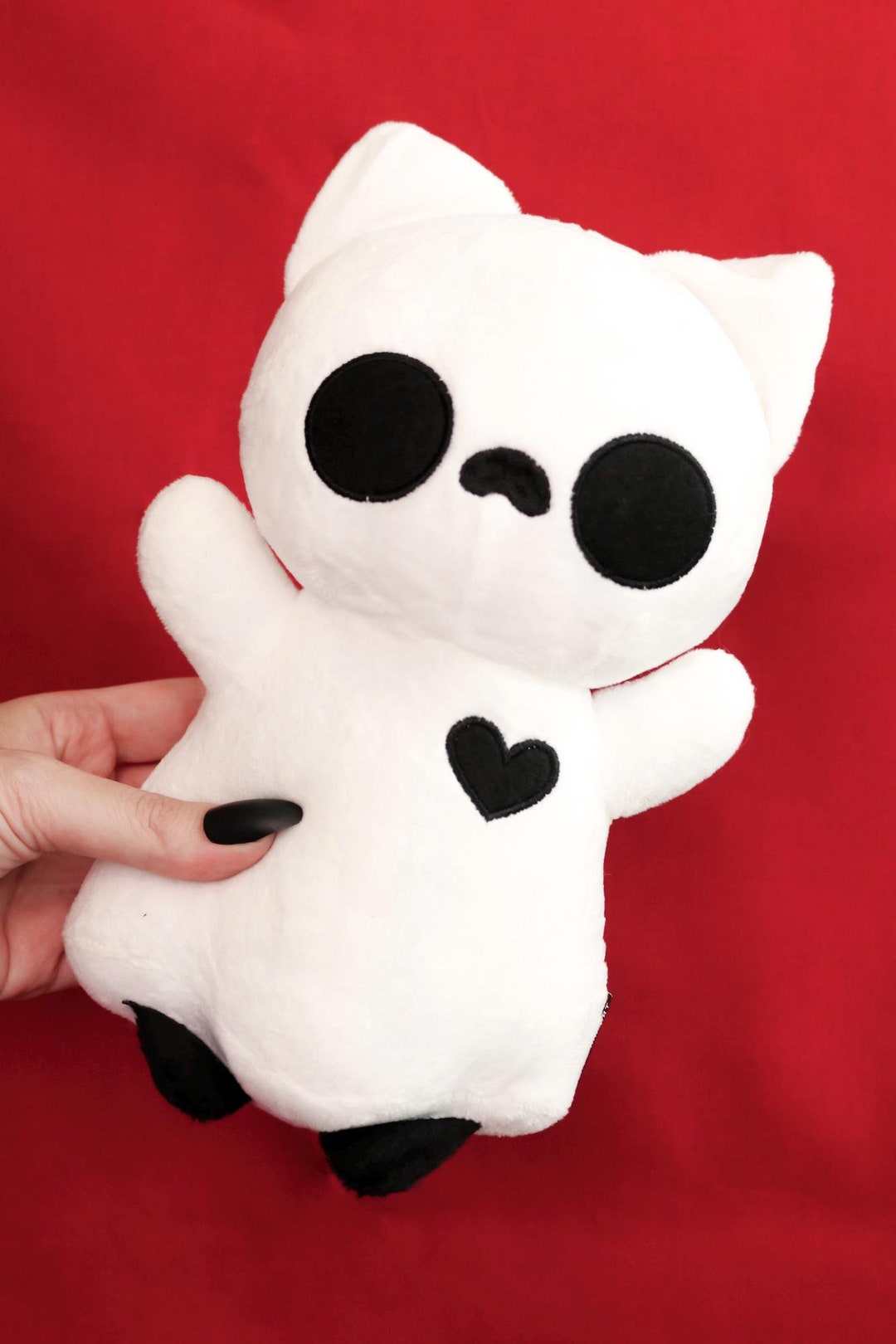 Trick Plush Toy - Ghost Spirit Cat - Creepy Cat Club - Gothic Plush ...