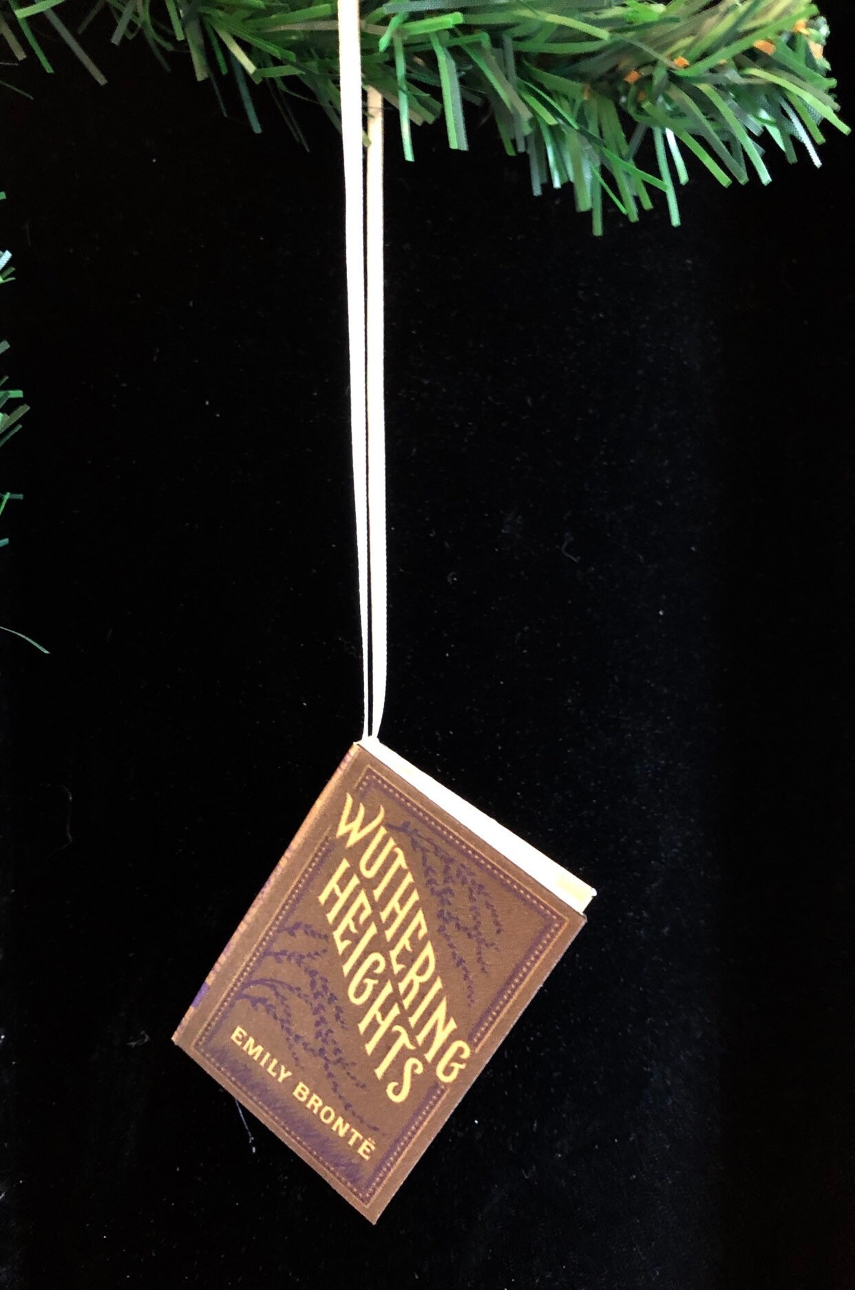 Emily Bronte's Wuthering Heights Miniature Book Christmas Ornament - Etsy