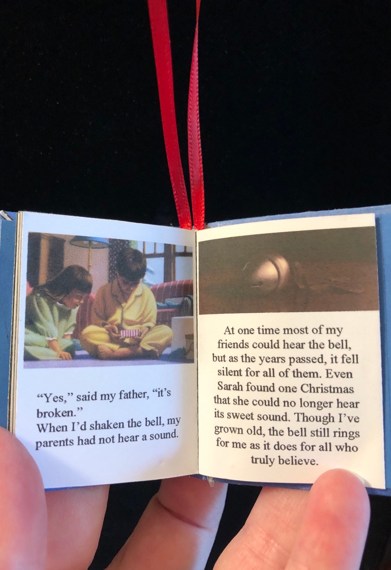 The Polar Express Miniature Book Christmas Ornament 2 Week - Etsy