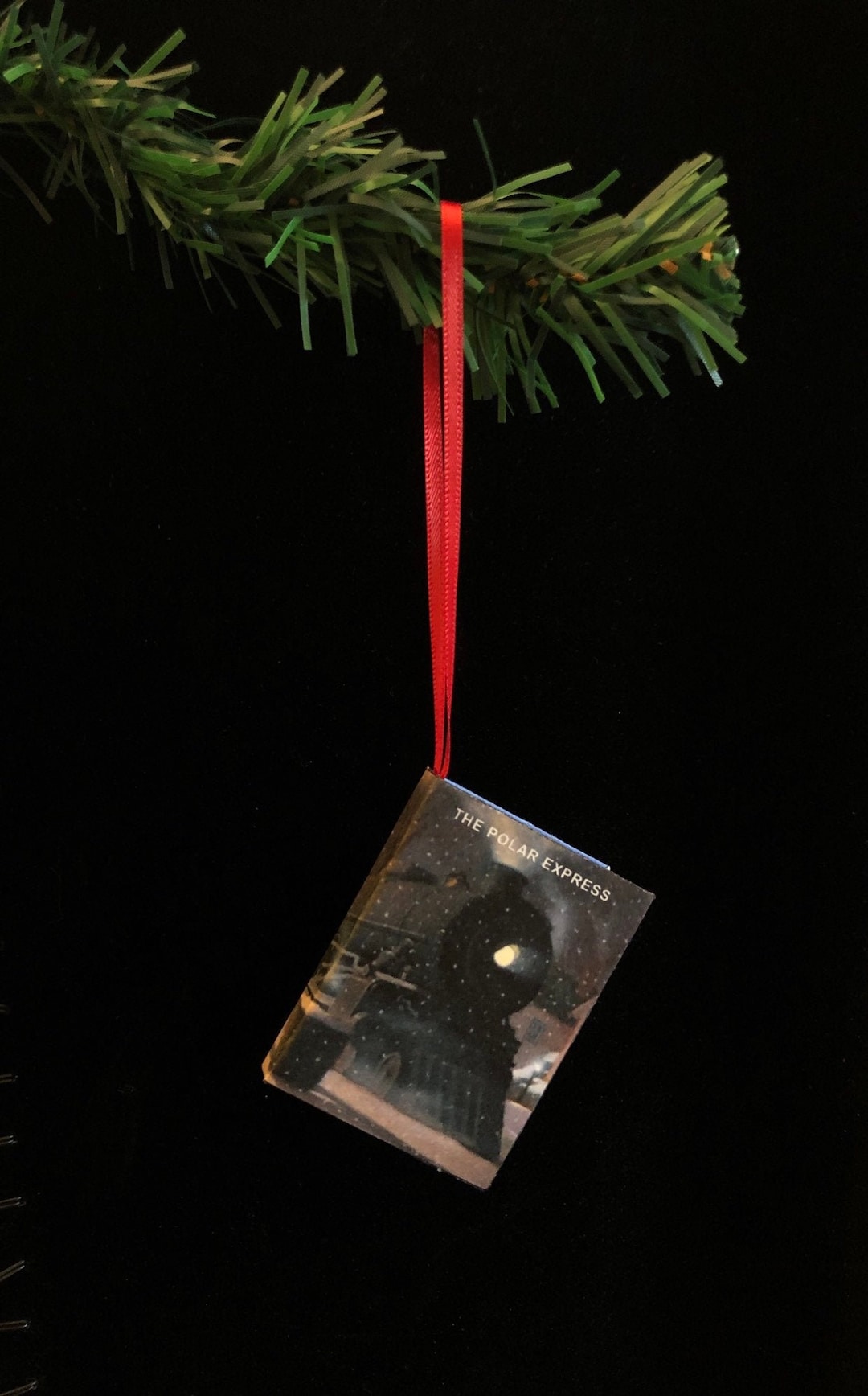 The Polar Express Miniature Book Christmas Ornament - Etsy