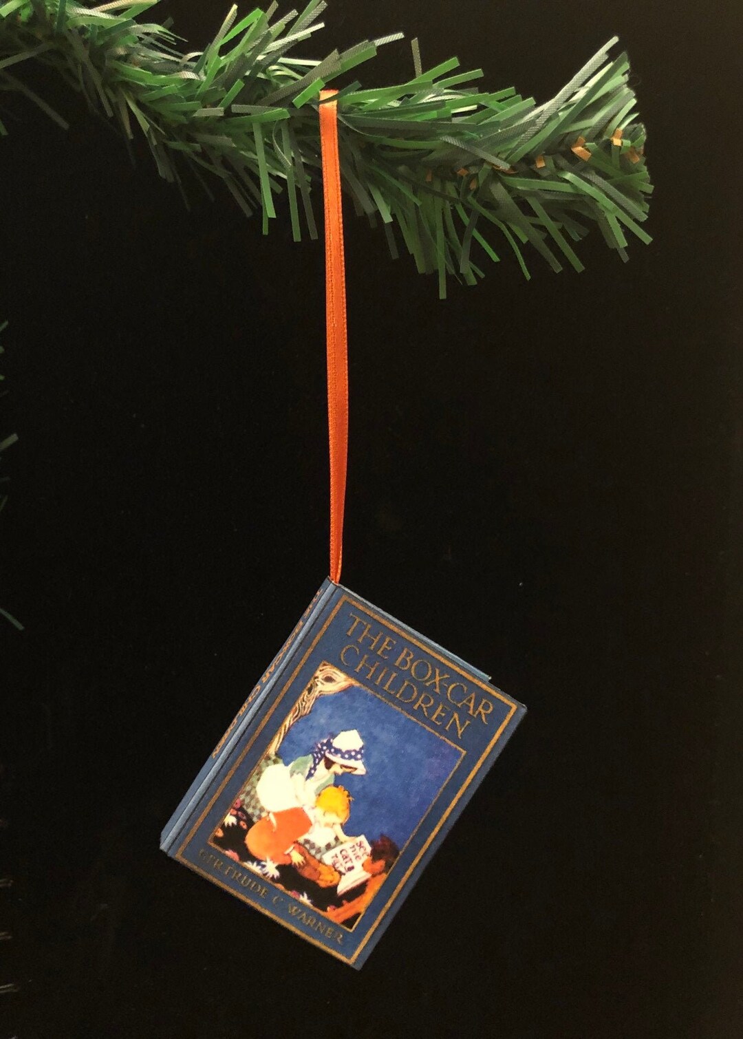Miniature Boxcar Children Book Ornament – Vintage Christmas Tree ...