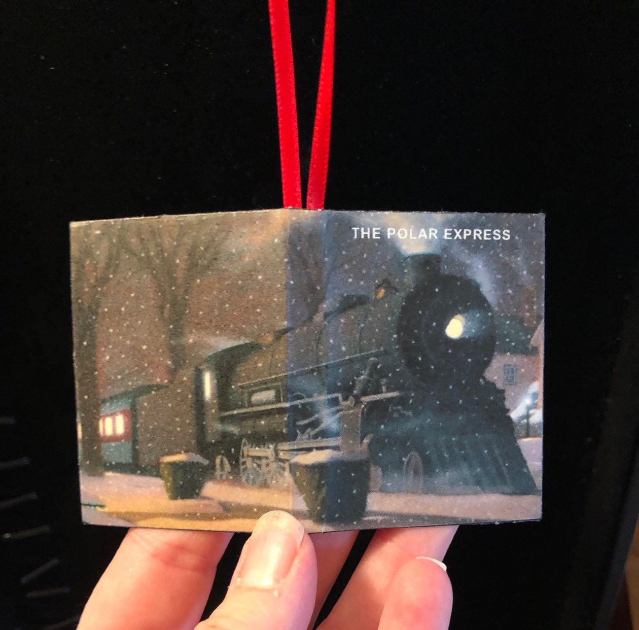 The Polar Express Miniature Book Christmas Ornament 2 Week - Etsy