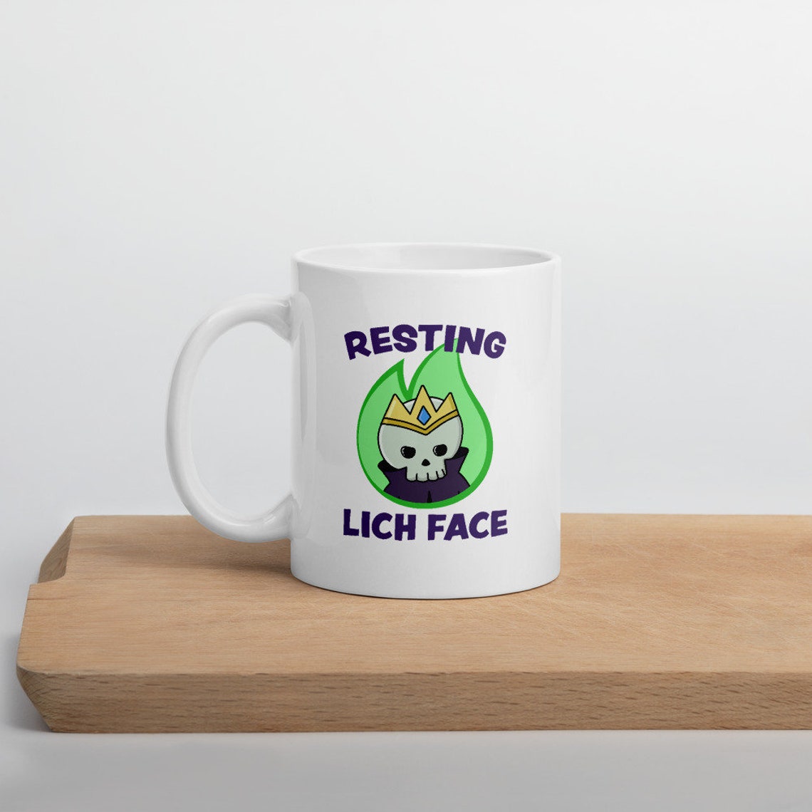 Resting Lich Face Mug Cute Dnd Tabletop RPG Gift - Etsy