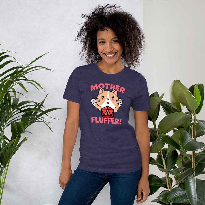 Mother Fluffer Dnd Cat Shirt Cute Dungeon Master Gift - Etsy