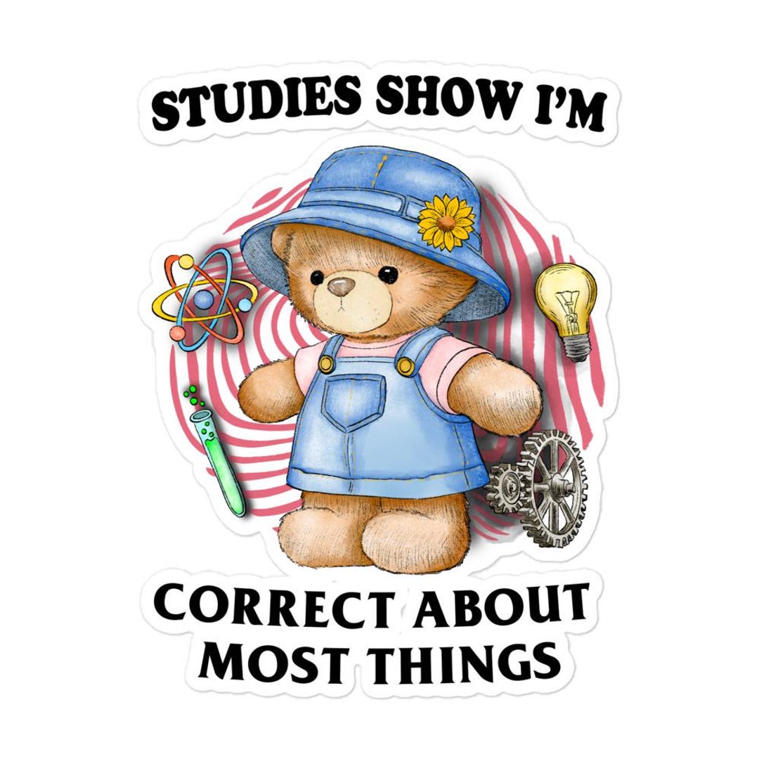 Correct About Things Bubble-free Stickers - Etsy
