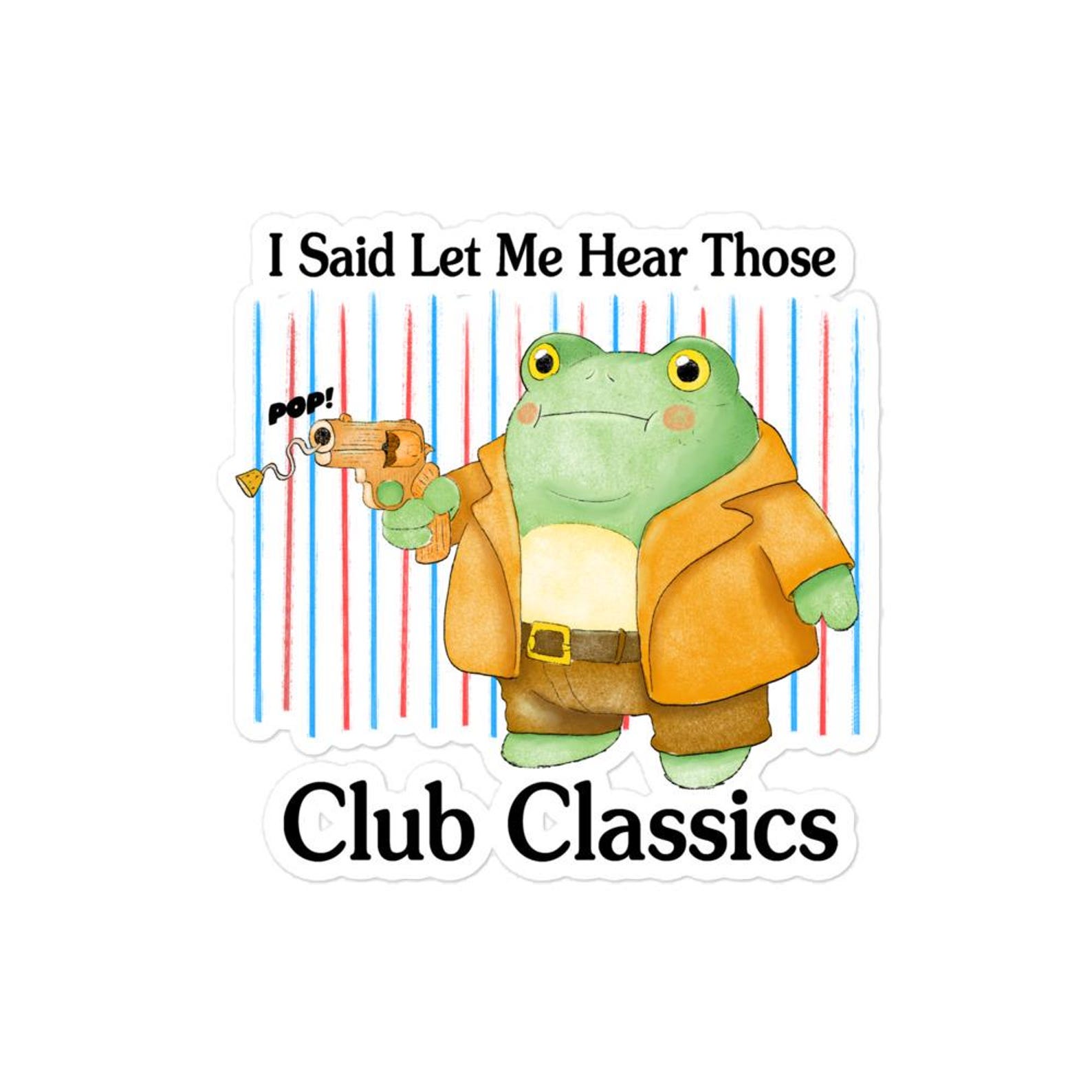 Club Classics Bubble-free Stickers - Etsy