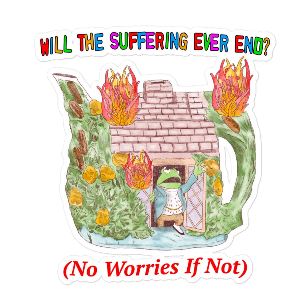 No Worries If Not Bubble-free Stickers - Etsy