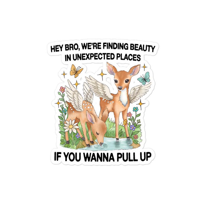 Unexpected Places Bubble-free Stickers - Etsy