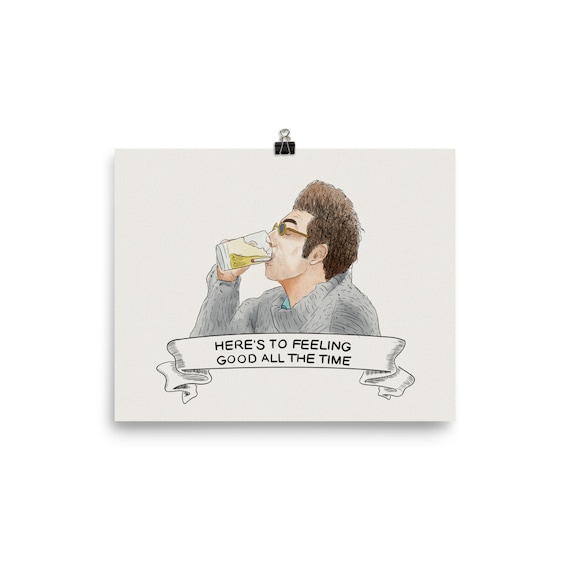 Here's to Feeling Good All the Time seinfeld Poster - Etsy