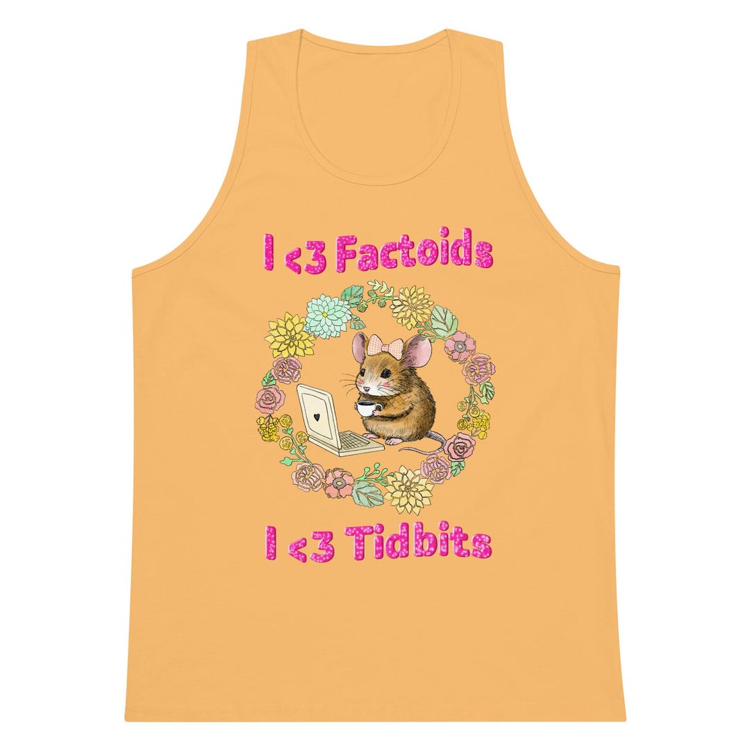 Factoids Men’s Premium Tank Top - Etsy