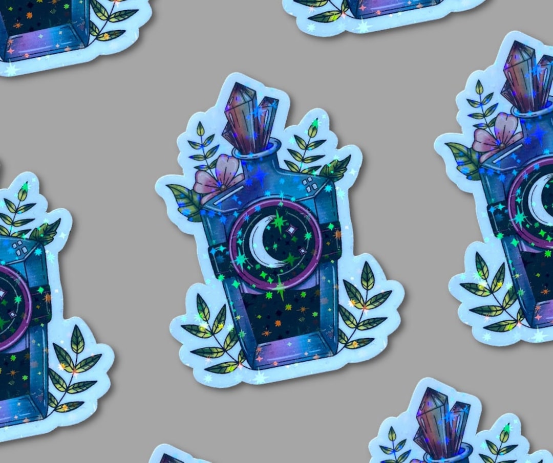 Holo Magic Potion Sticker, Large, Holographic, Holographic Sticker ...