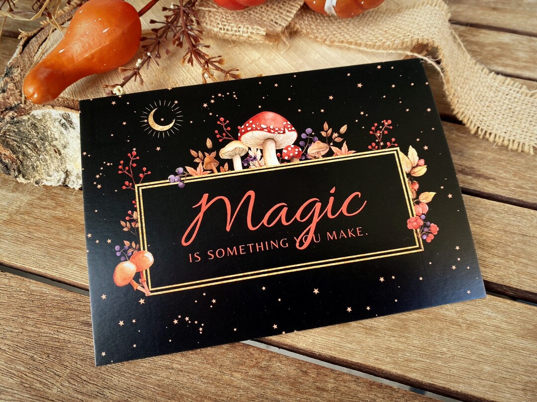 Postcard Gratitude, Thank You, Magic, Birthday Card, Thank You Card ...