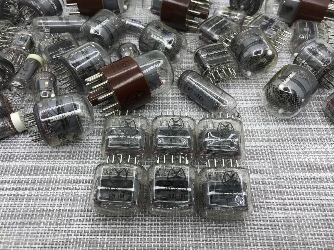 NEW - IN-12 Tube - 100% Tested - Nixie Tube Clock - Nixie Tube - Nixie ...