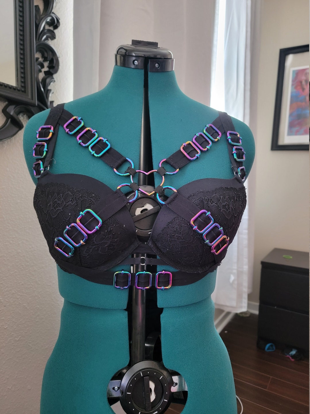 PRE-ORDER Heart Harness With Neo Chrome Hardware - Etsy