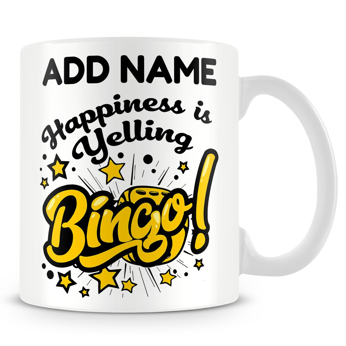 Bingo Mug Personalised Gift Happiness is Yelling Bingo - Etsy
