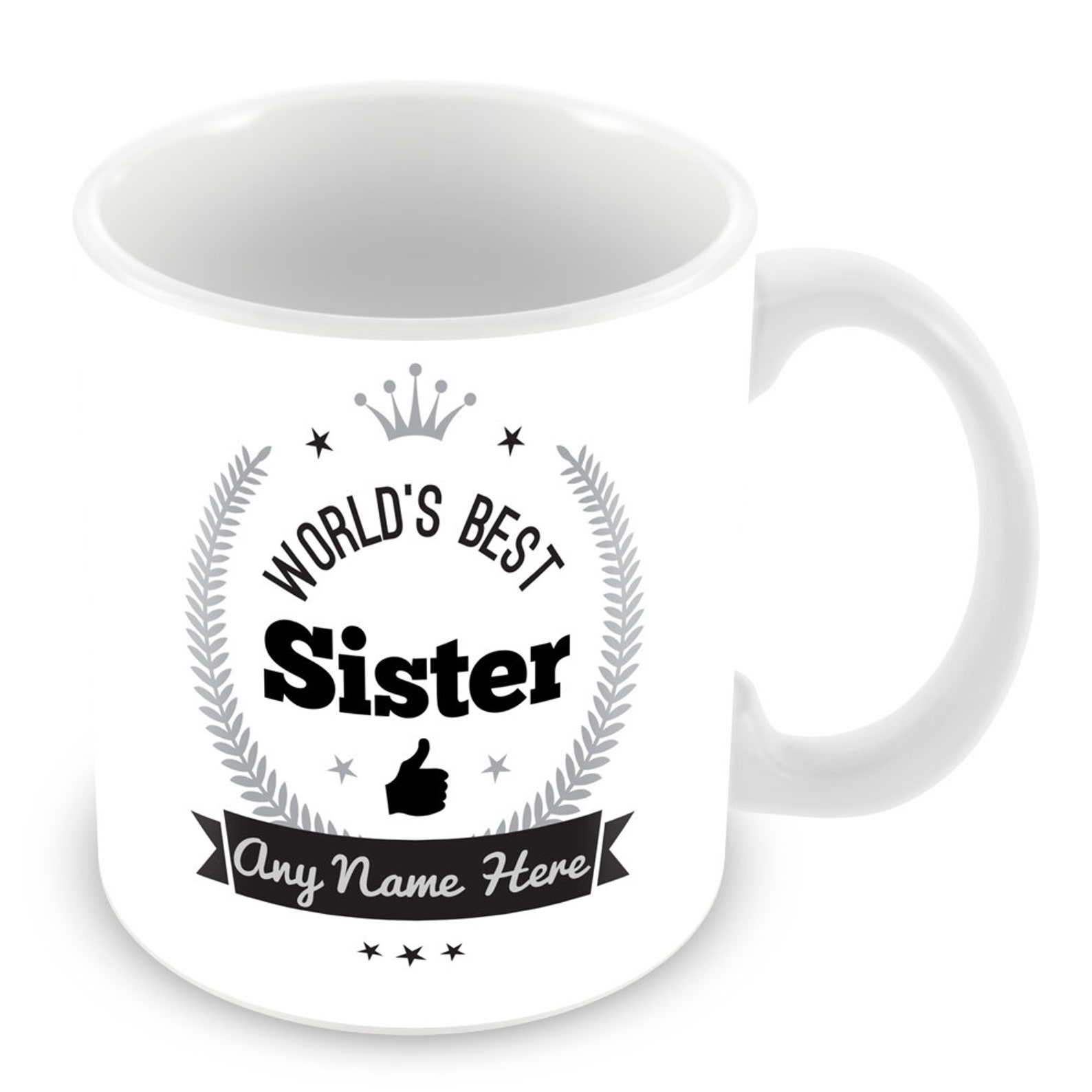 Sister Mug Worlds Best Sister Personalised Gift - Etsy