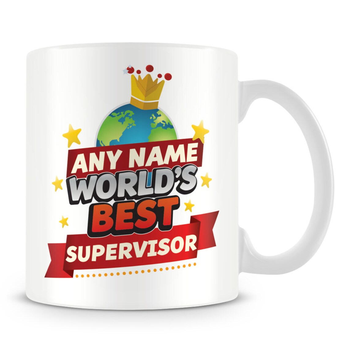 Supervisor Mug Worlds Best Supervisor Personalised Gift - Etsy