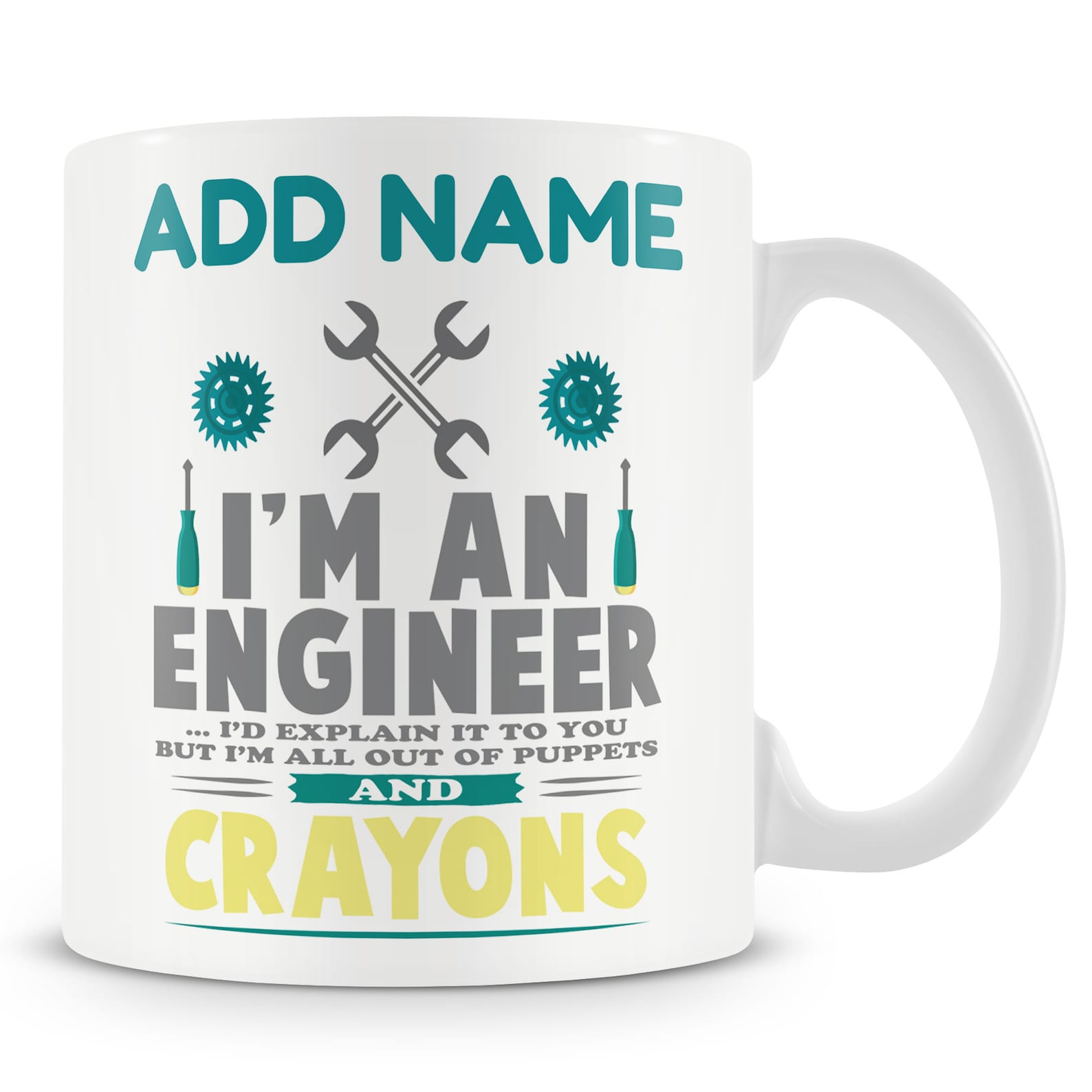 Engineer Mug Personalised Gift I'm an Engineer - Etsy