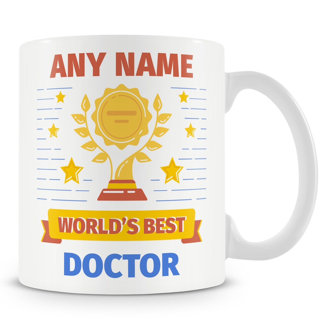 Doctor Mug - Worlds Best Doctor - Etsy