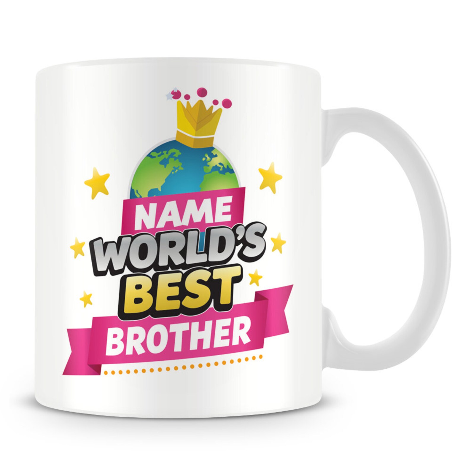 Brother Mug Worlds Best Brother Personalised Gift - Etsy