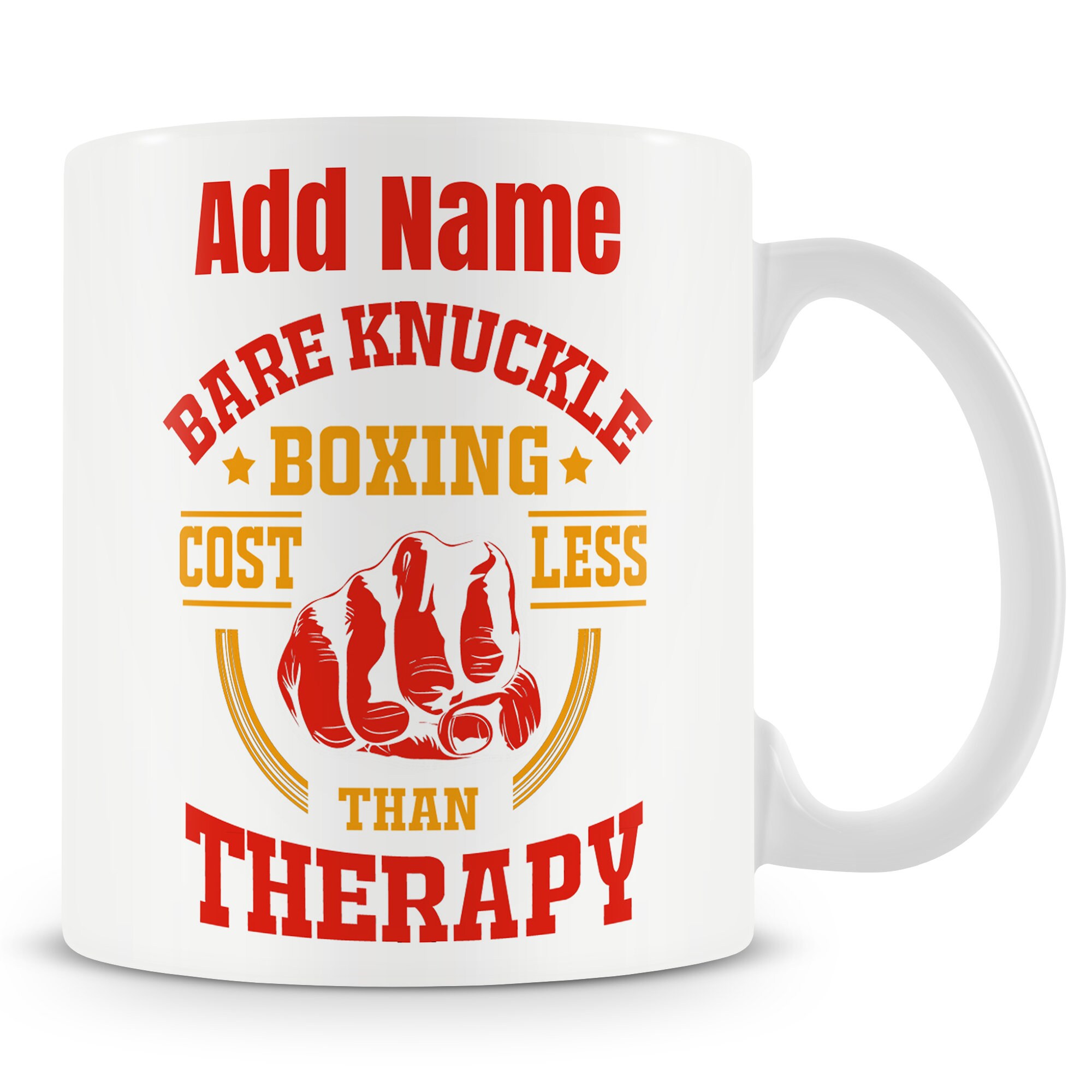 Boxing Mug Personalised Gift Bare Knuckle Boxing Costs Less Than ...