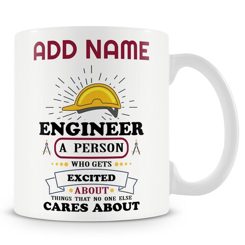 Engineering Mug Personalised Gift Engineering Flowchart - Etsy UK