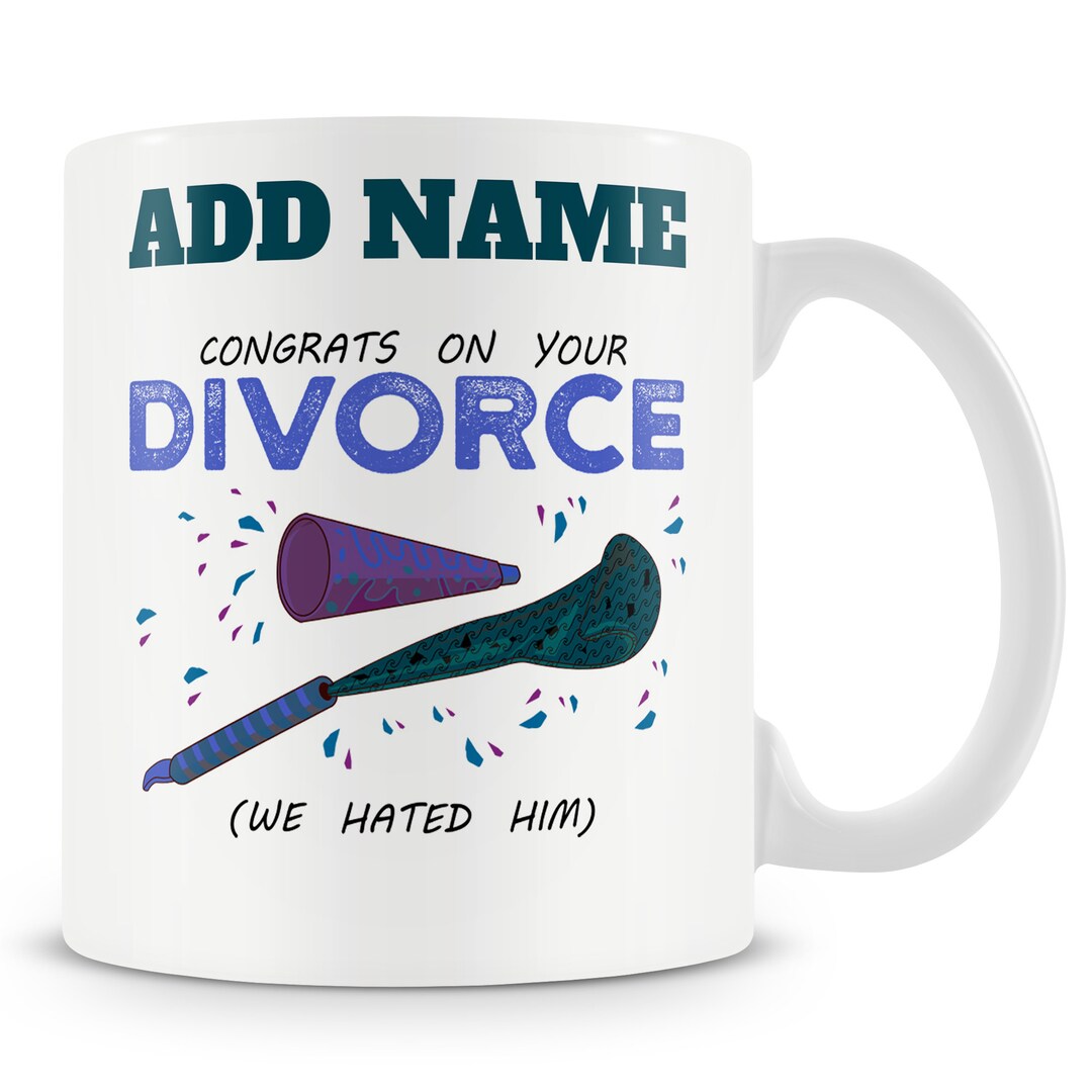 Recently Divorced Mug Personalised Gift Congrats on Your - Etsy UK