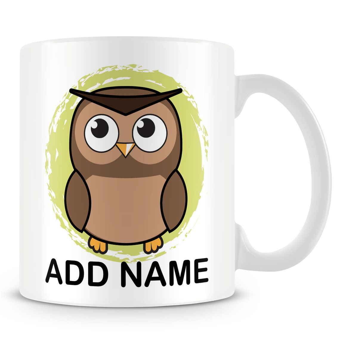 Owl Mug Personalised Cup With Name Gift for Kids - Etsy