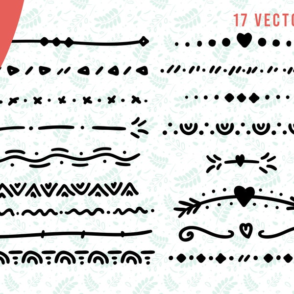 Hand Drawn Dividers - Etsy