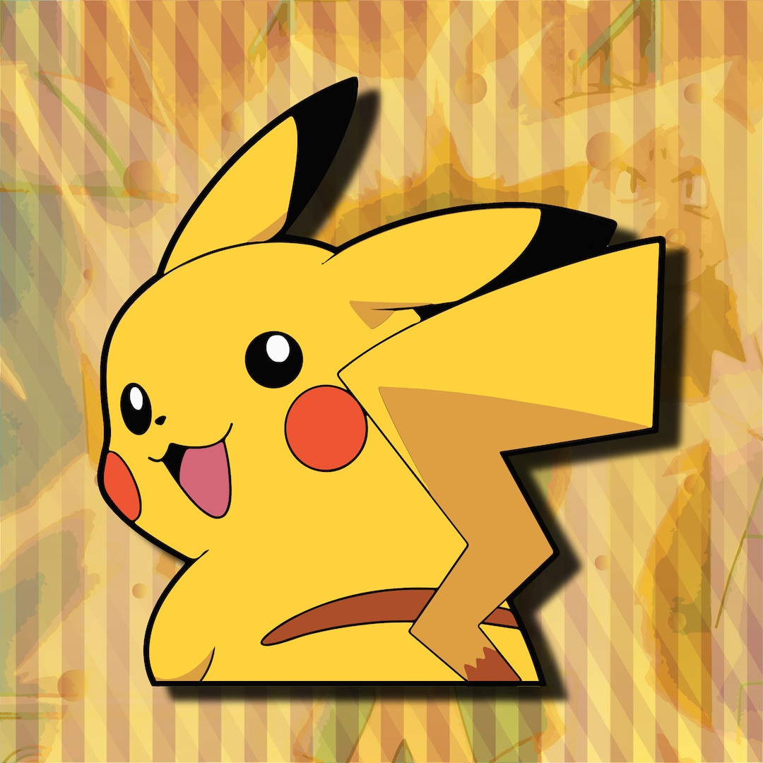 Pikachu Car Decal - Etsy