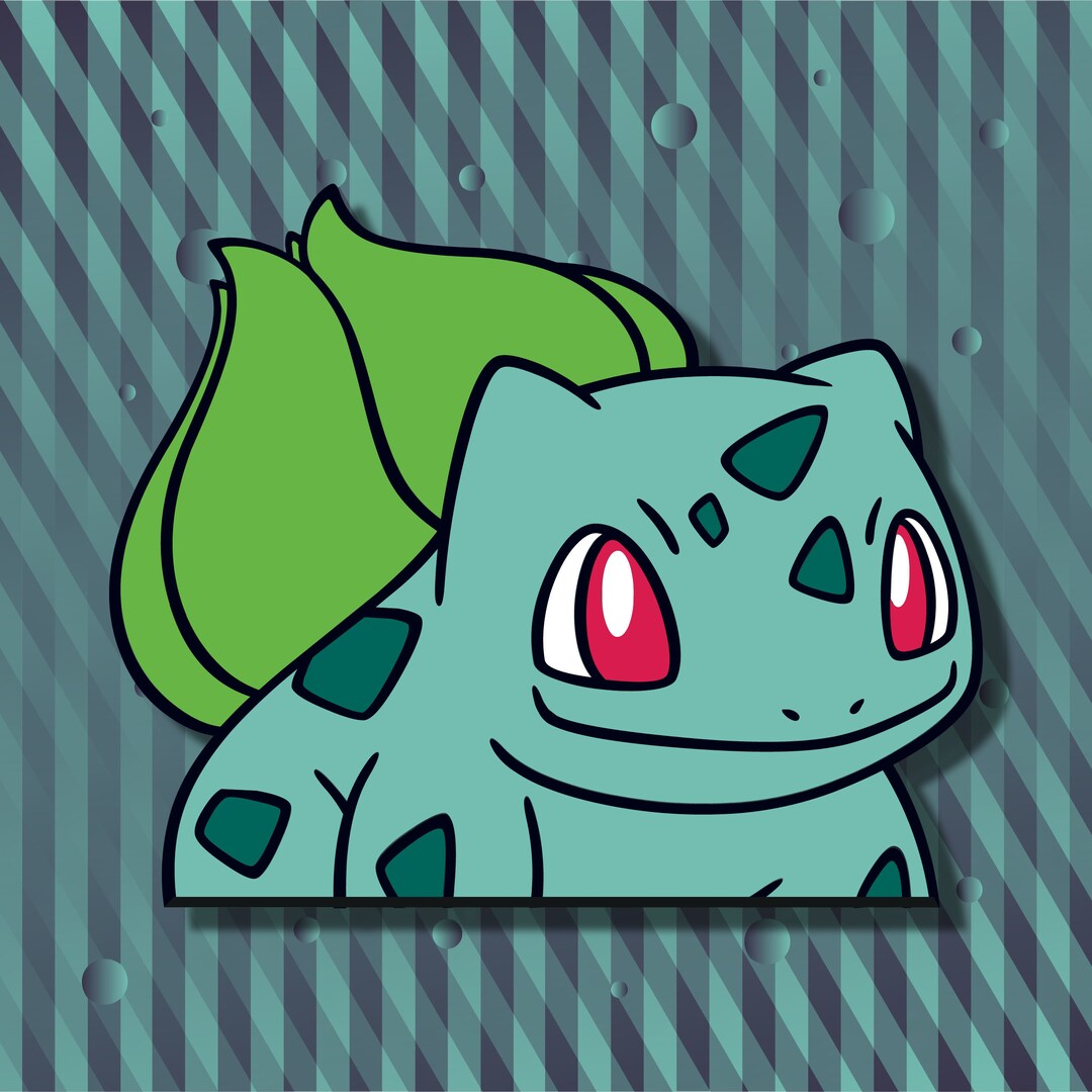 Bulbasaur Peeker - Etsy