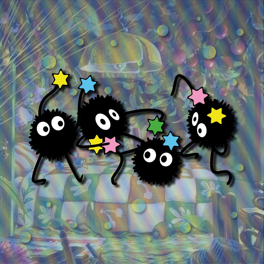Studio Ghibli Soot Sprites Car Decal - Etsy