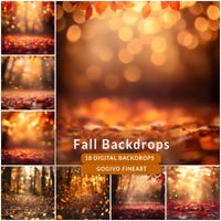 50 Autumn Forest Digital Backdrop: Nature Scenes (digital Download) - Etsy