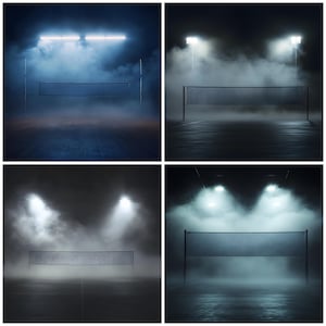 Volleyball Digital Backdrops, Sports Background for Volleyball Poster ...