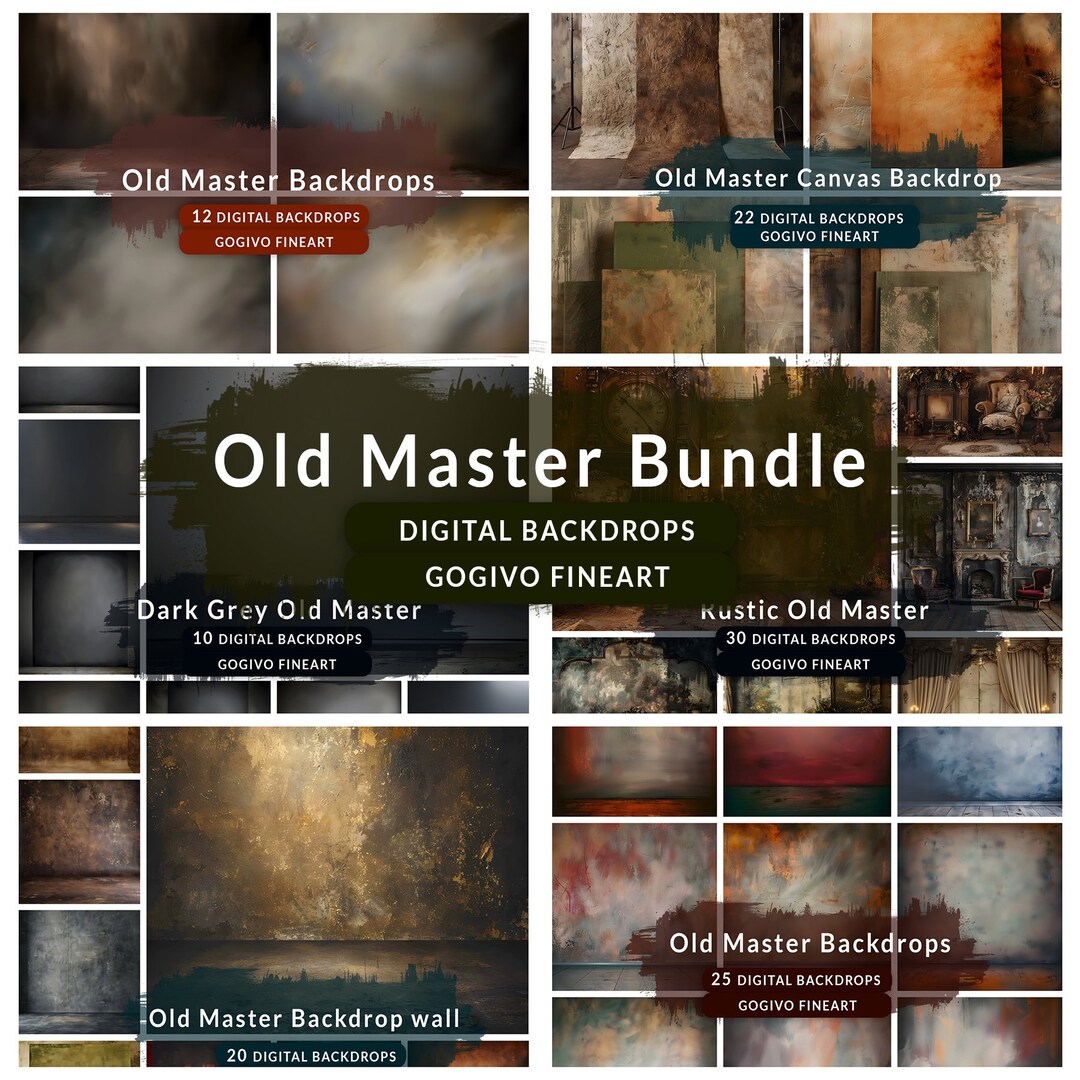 115 Old Master Background, Vertical Portrait Background, Portrait Fine ...